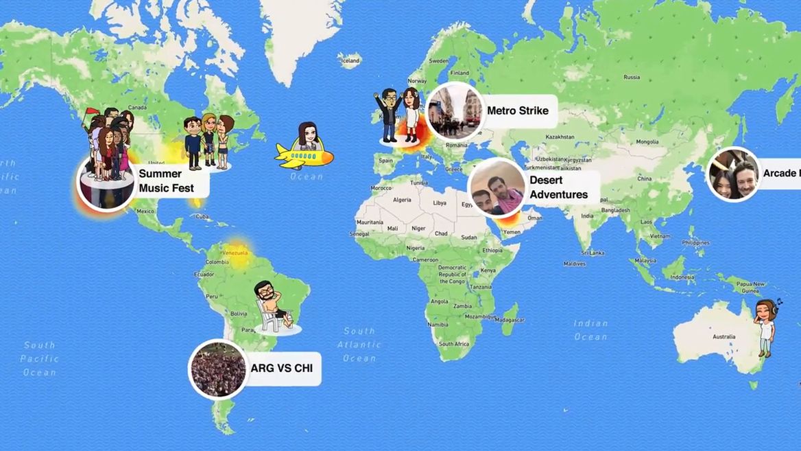 Snap Map : la nouvelle fonctionnalité de Snapchat | VL Média
