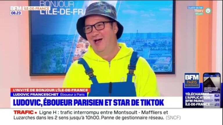 Qui est Ludovic Franceschet, éboueur star des réseaux et porteur de la ...